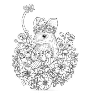 Disegni di Topi da Colorare