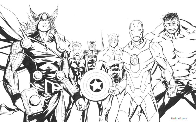 Avengers Coloring Pages | 110 Pictures Free Printable
