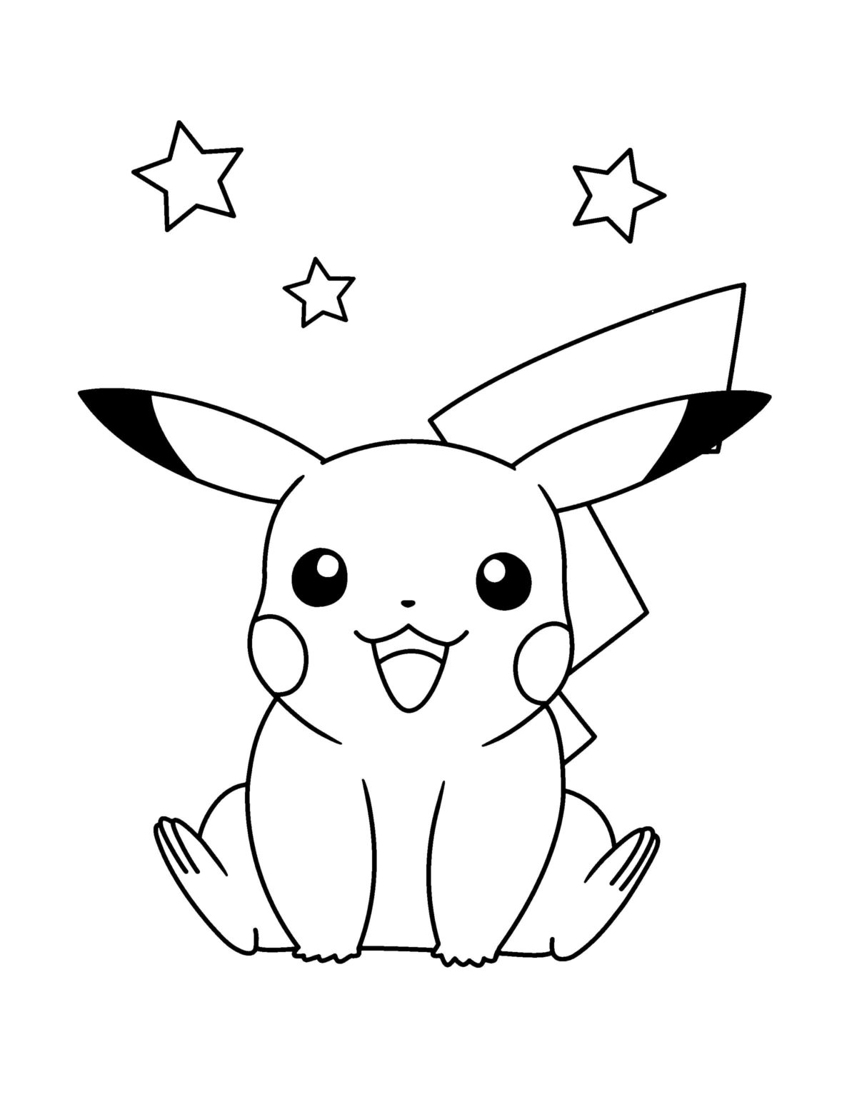 Disegni di Pikachu da Colorare
