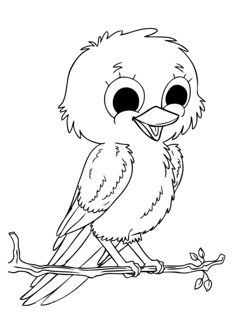 Disegni di Uccelli da colorare. 75 immagini per la stampa gratuita