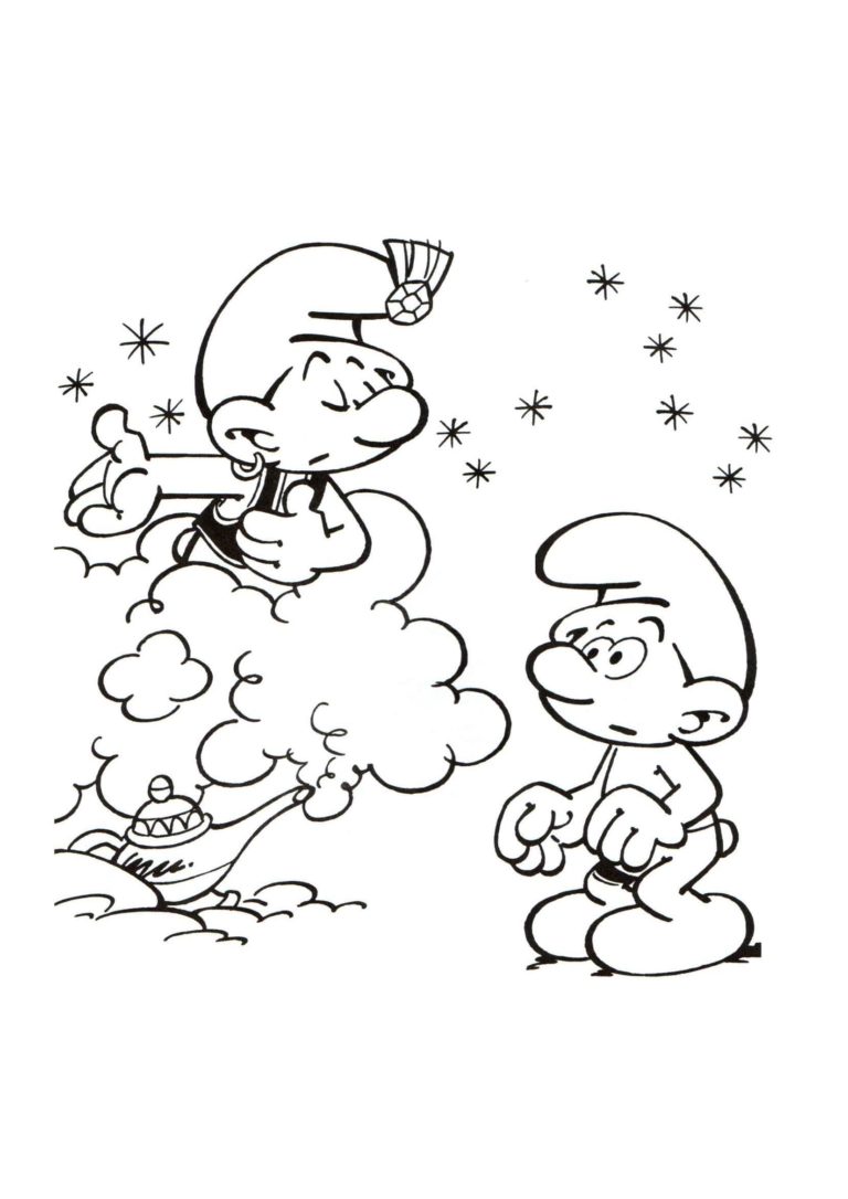Disegni di I Puffi da colorare - 80 immagini gratuite per la stampa