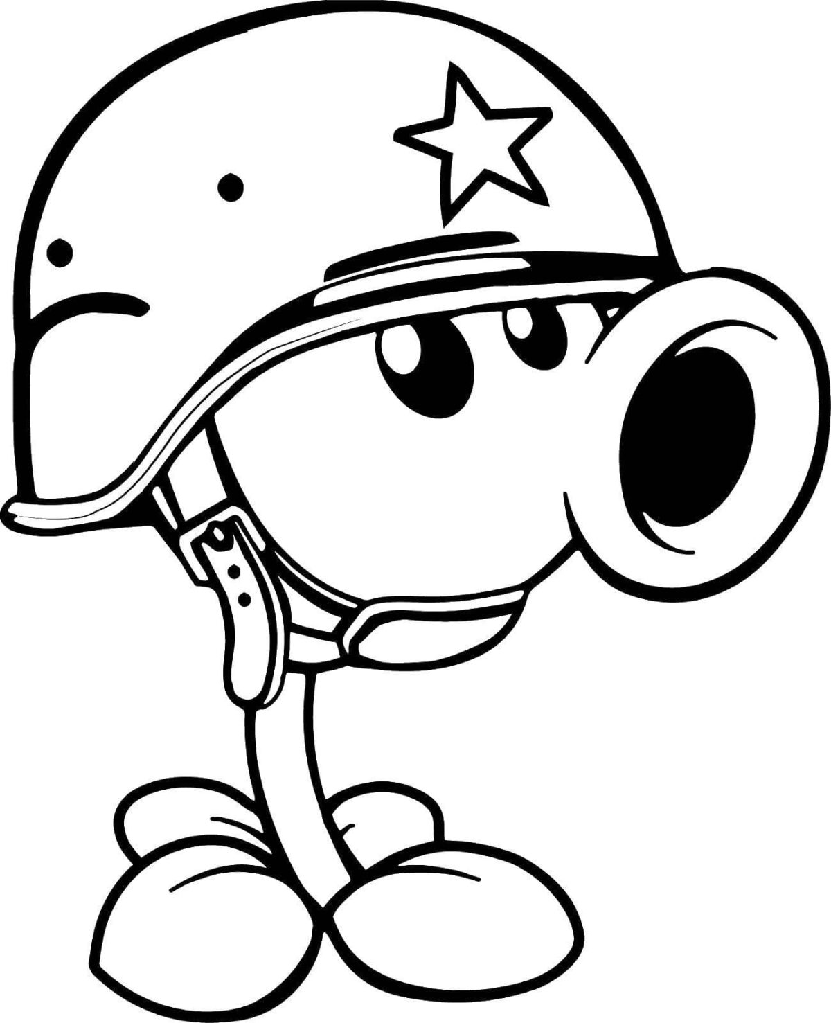 Plants vs. Zombies Coloring Pages