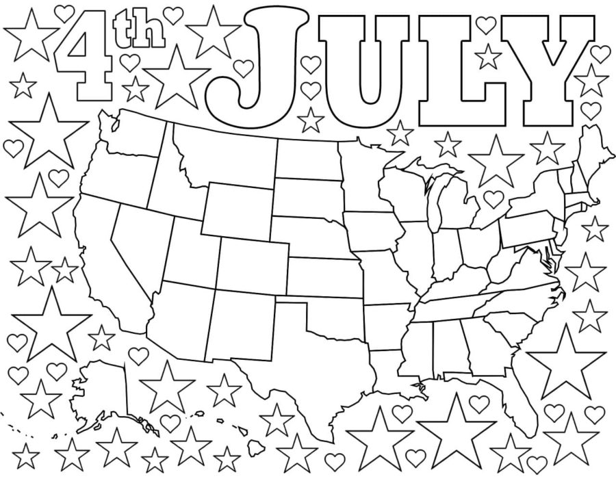4th Of July Coloring Pages