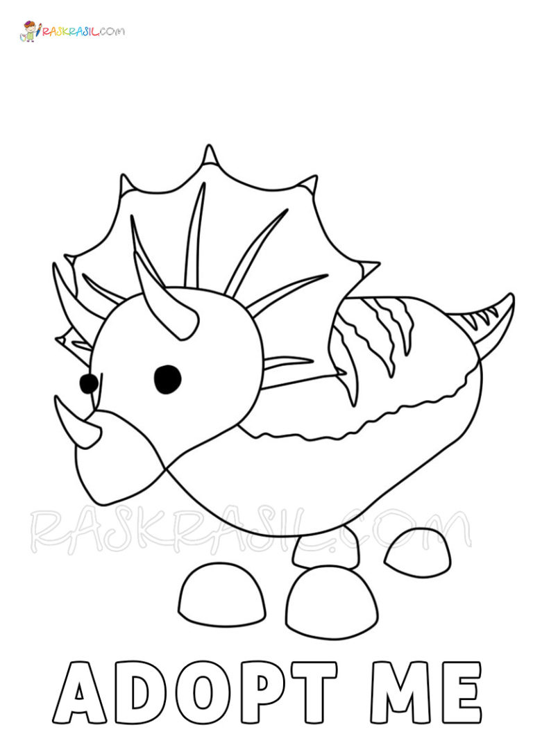 Adopt Me Coloring Pages