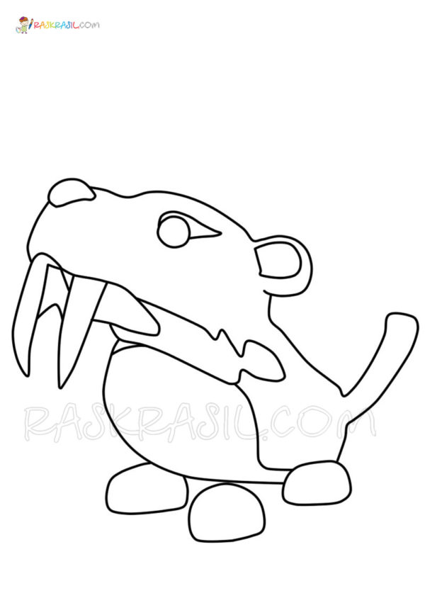 Coloriage Adopt Me à imprimer