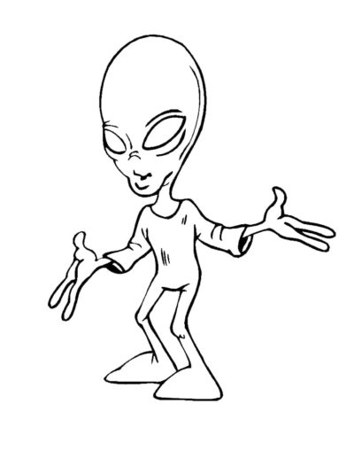 Ausmalbilder Aliens | 100 Malvorlagen Kostenlos zum Ausdrucken