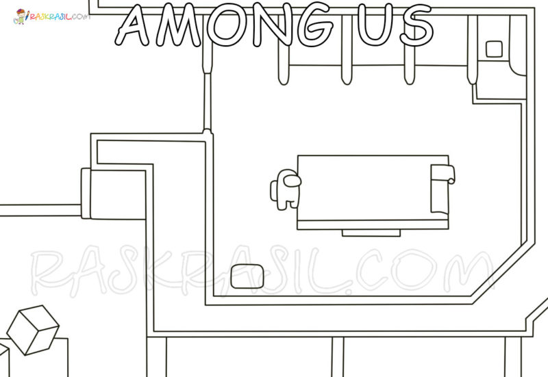 Dibujos de Among Us para Colorear