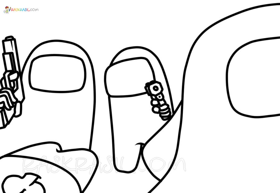 Among Us Coloring Pages