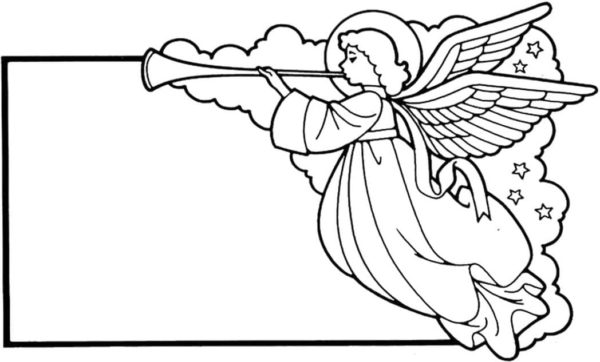 Disegni di Angeli da colorare - 100 immagini per la stampa gratuita
