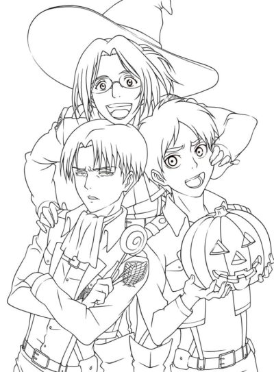 Attack On Titan Coloring Pages