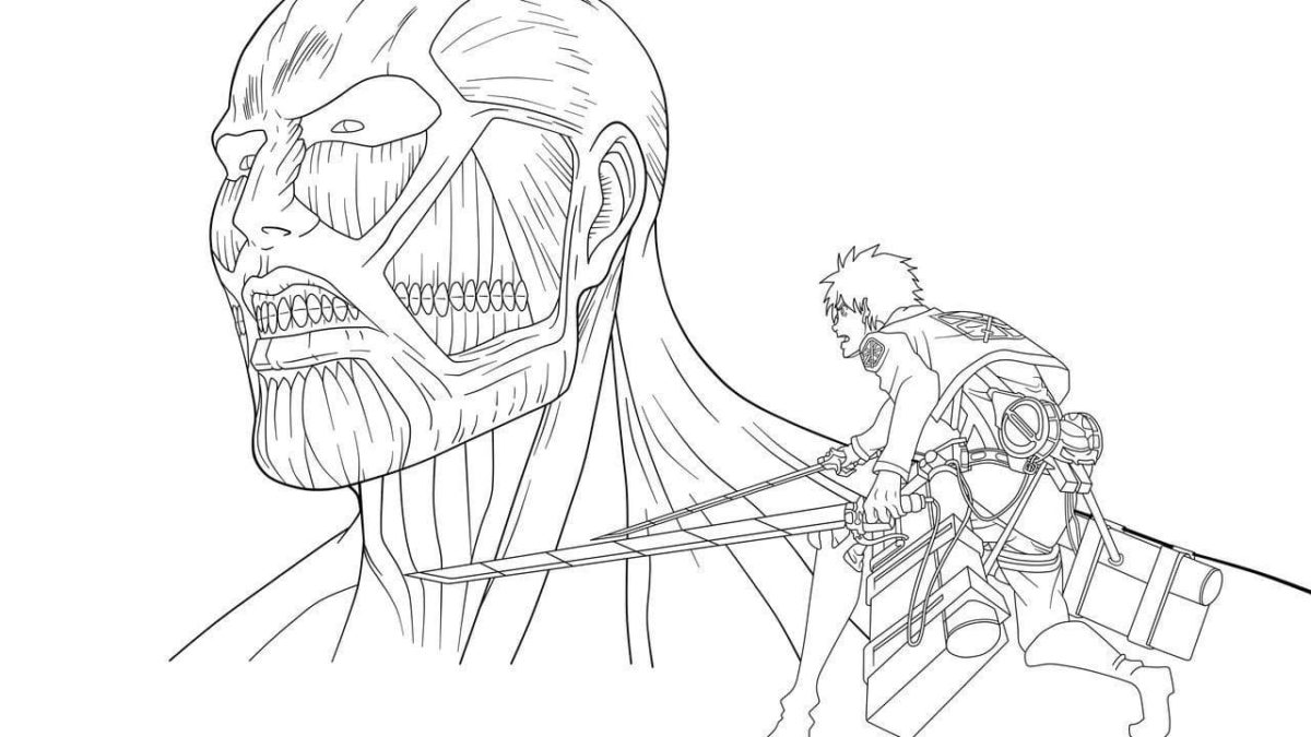 Attack On Titan Coloring Pages