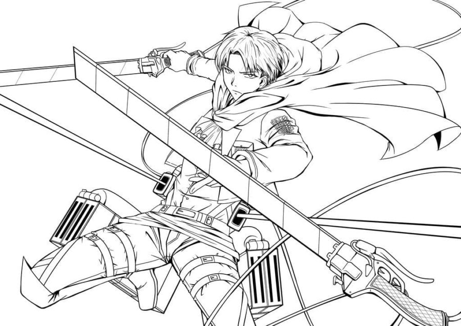 Attack On Titan Coloring Pages