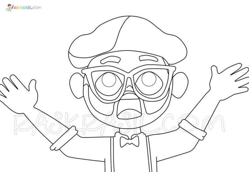 Blippi Coloring Pages | 25 Coloring Pages Free Printable