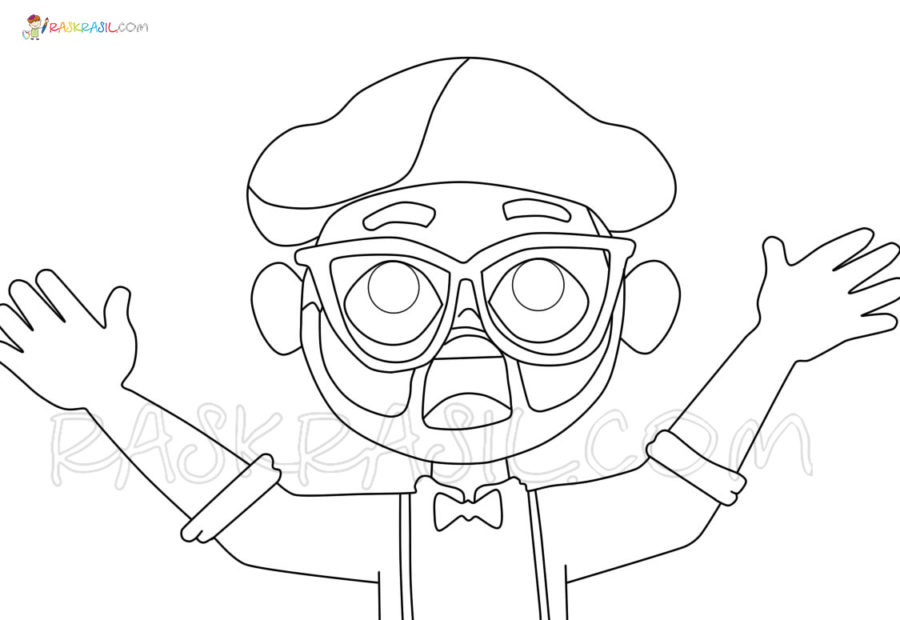 Blippi Coloring Pages | 25 Coloring Pages Free Printable