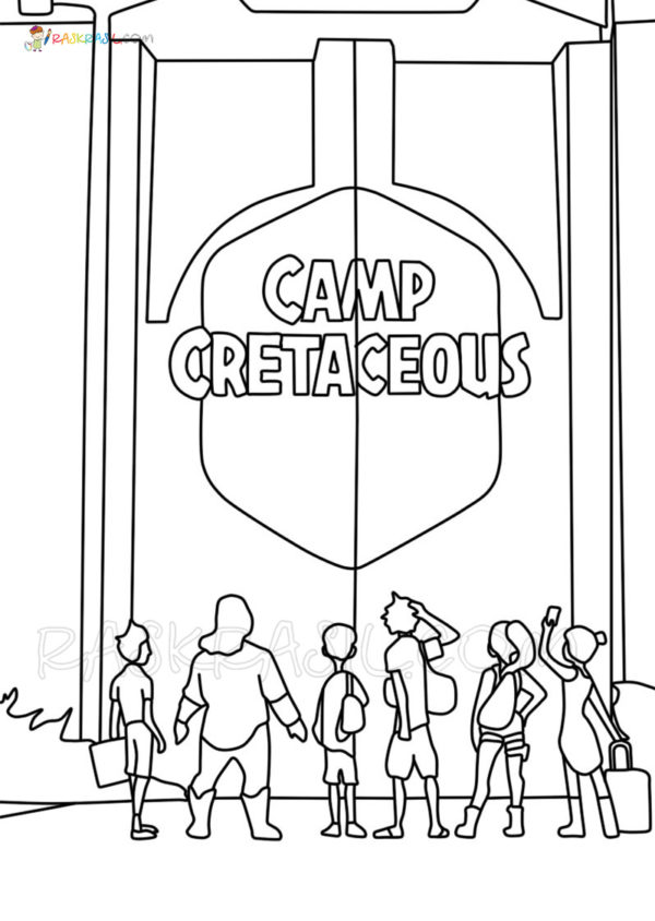 Cretaceous Camp Coloring Pages | 20 New images Free Printable