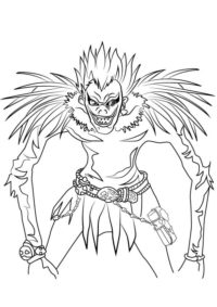 Dibujos de Death Note para colorear - 55 imágenes para imprimir gratis
