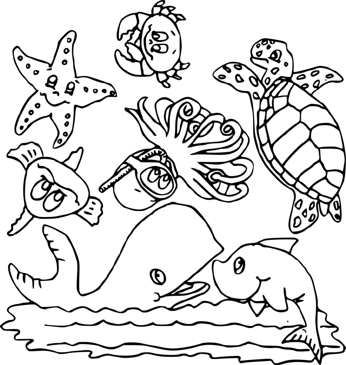 Ocean Coloring Pages | 100 Pictures Free Printable
