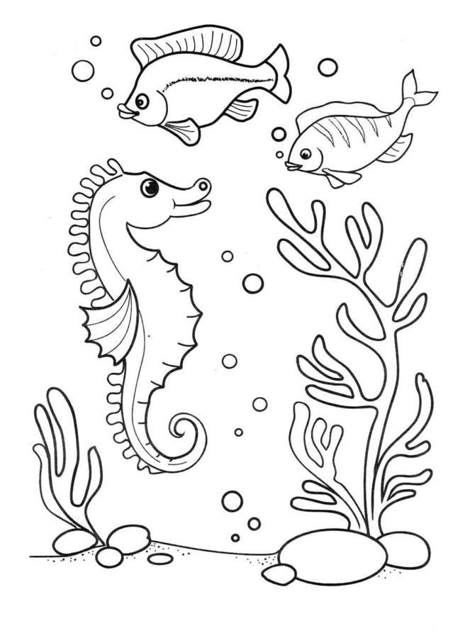Ocean Coloring Pages | 100 Pictures Free Printable
