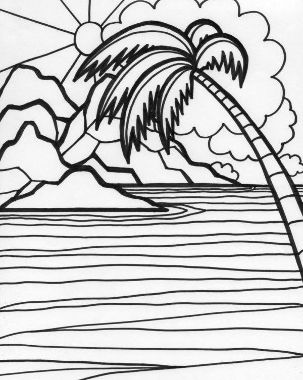 Sunset Coloring Pages | 60 Pictures Free Printable