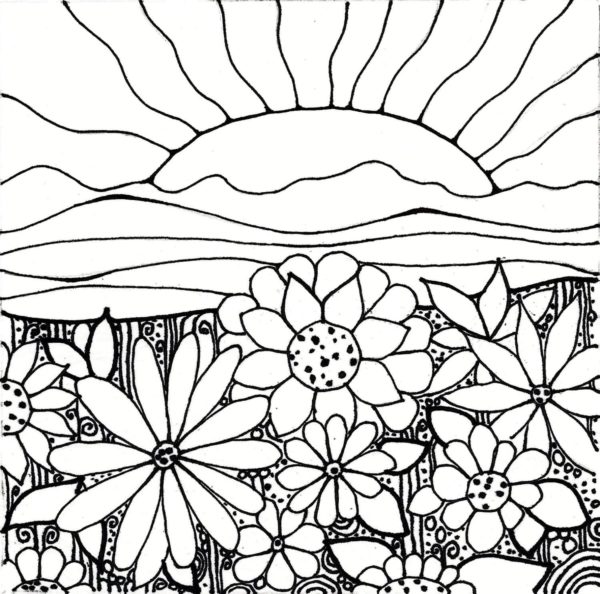Sunset Coloring Pages | 60 Pictures Free Printable
