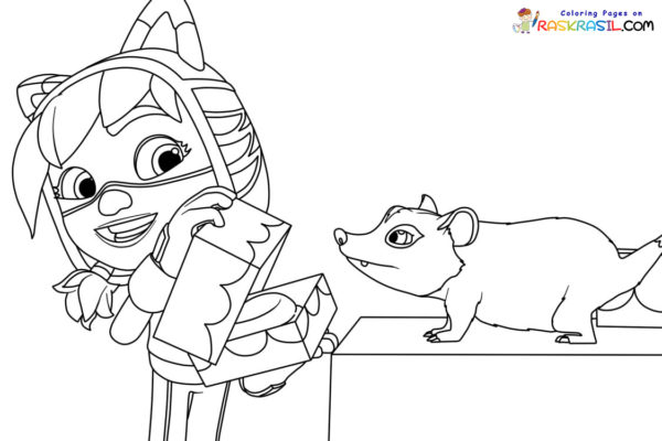 Action Pack Coloring Pages