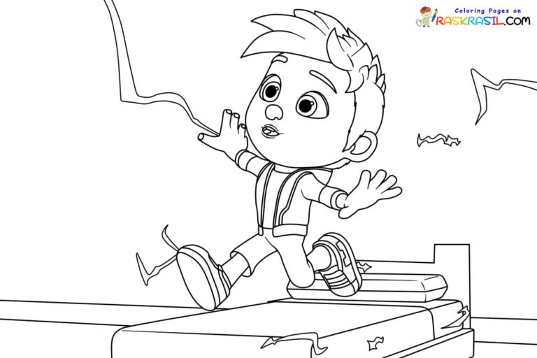 Action Pack Coloring Pages