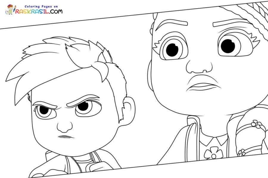 Action Pack Coloring Pages