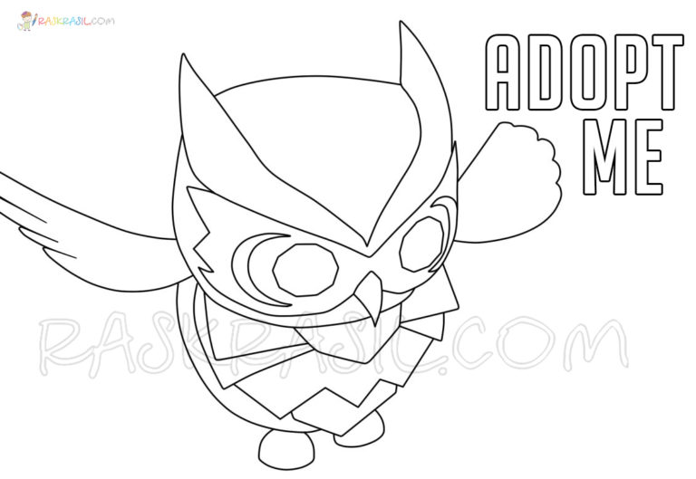 Adopt Me Coloring Pages