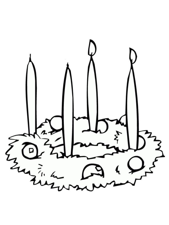Ausmalbilder Advent | 100 Malvorlagen Kostenlos zum Ausdrucken
