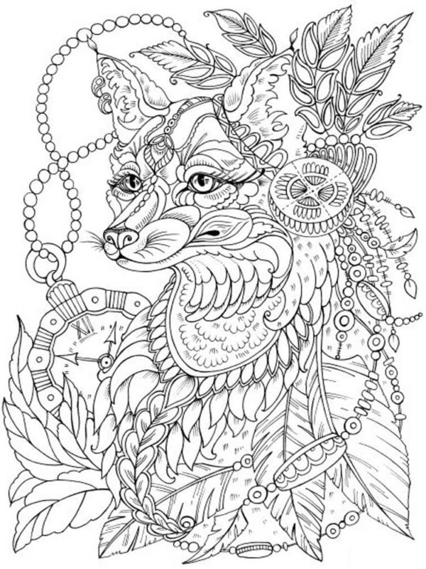 Animals Coloring Pages for Adults