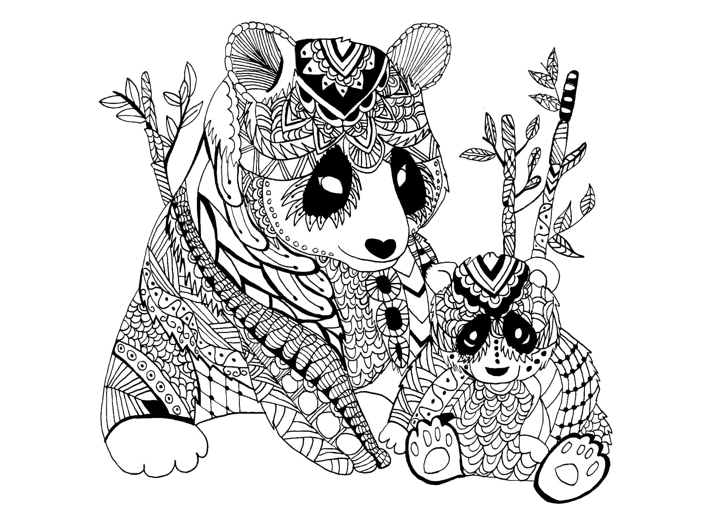 Printable Coloring Pages Of Animals Holding Mail