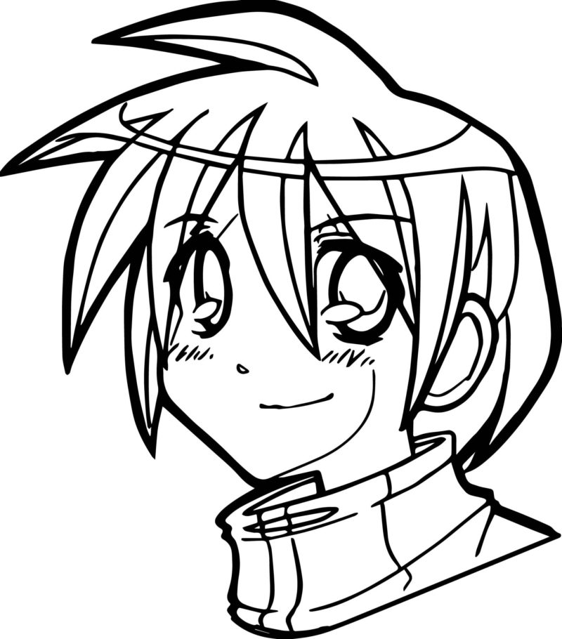 Anime Boys Coloring Pages | 110 Pictures Free Printable
