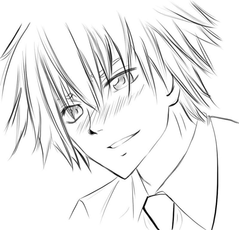 Disegni di Ragazzi degli Anime da colorare - 110 immagini da stampare