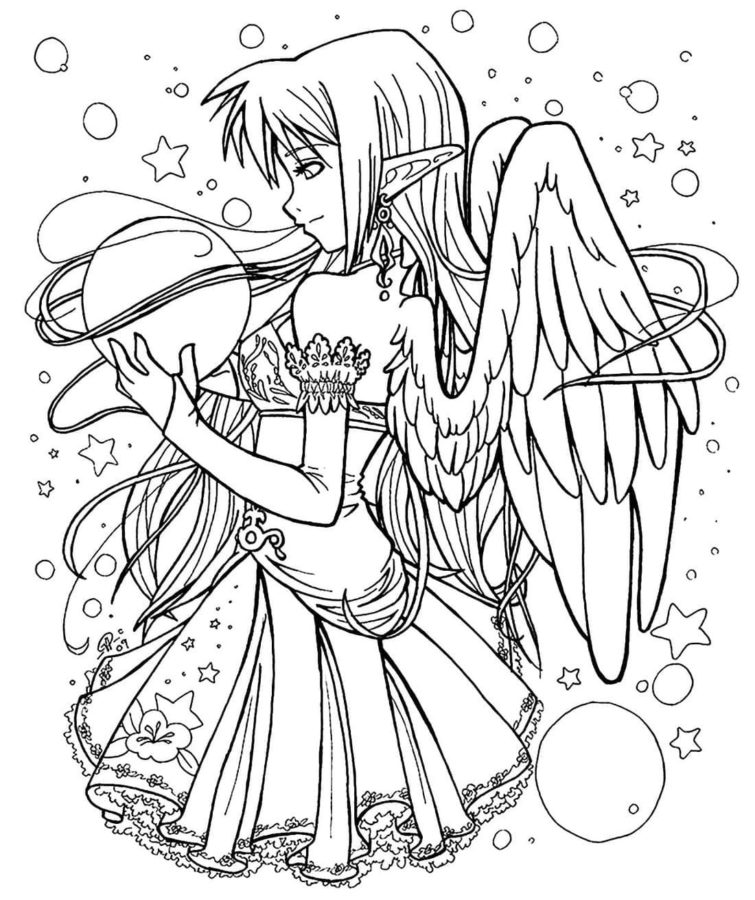 Anime Coloring Pages for Adults