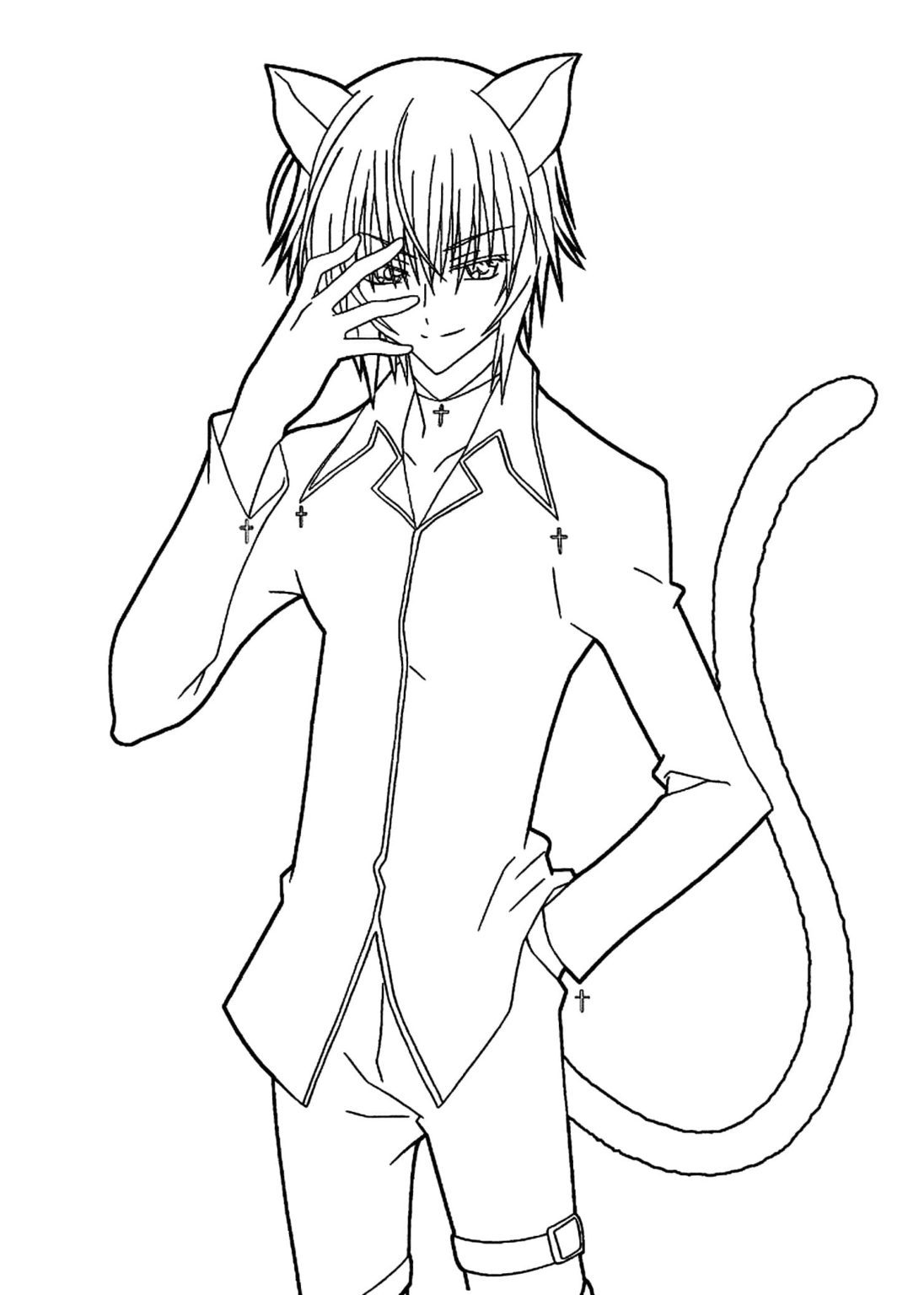 Anime Coloring Pages for Adults