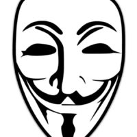 Kolorowanki Maska Anonymous