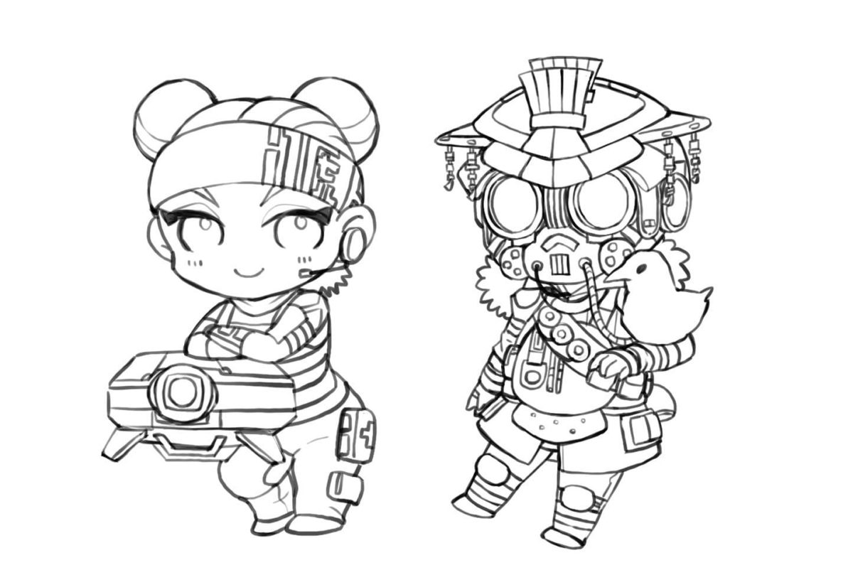 Desenhos do Apex Legends para colorir - 100 imagens impressão grátis
