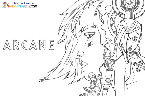 Arcane Coloring Pages | Raskrasil.com