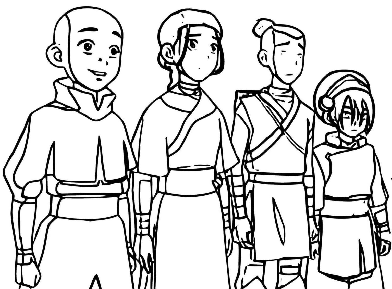 Avatar The Last Airbender Coloring Pages