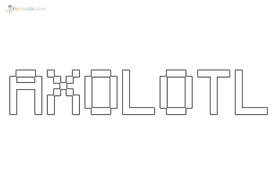 Axolotl Coloring Pages Coloring - Axolotl Coloring minecraft axolotl ...