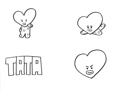 BT21 Coloring Pages