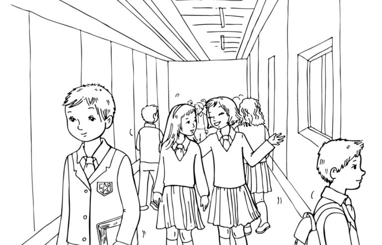 Dibujos de Escuela para Colorear