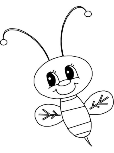 Disegni di Api da colorare - 100 immagini per la stampa gratuita