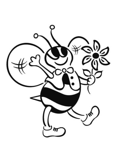 Disegni di Api da colorare - 100 immagini per la stampa gratuita