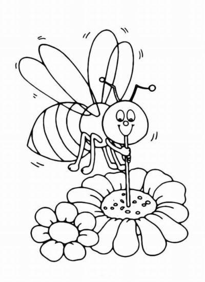 Disegni di Api da colorare - 100 immagini per la stampa gratuita