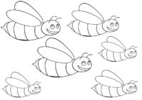 Disegni di Api da colorare - 100 immagini per la stampa gratuita