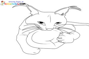Big Floppa Coloring Pages