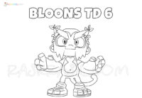Bloons TD 6 Coloring Pages | New Images Free Printable
