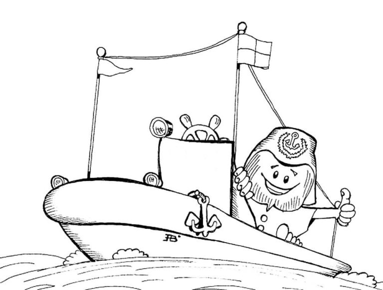 Ausmalbilder Boote | 100 Malvorlagen Kostenlos zum Ausdrucken