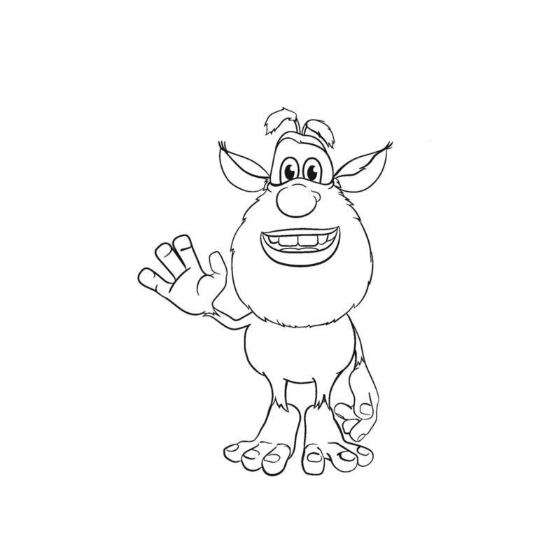 Booba Coloring Pages | 30 Best Images Free Printable